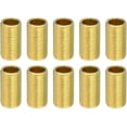 BDKWID-M10 Fine Thread Lamp Pipe, 10 Pack 15mm Threaded Hollow Tube ...