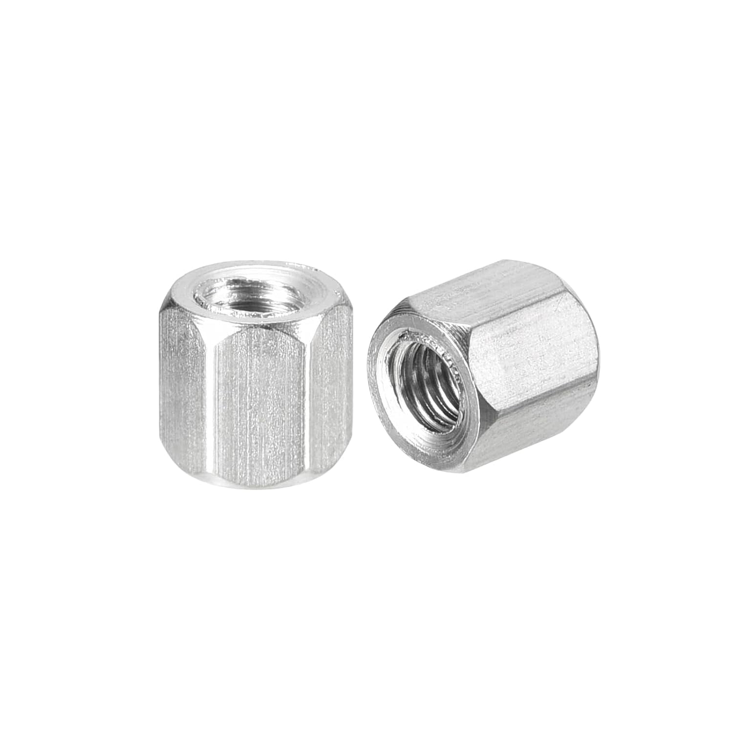 BDKWID-M5 x 0.8-Pitch 8mm Length Coupling Nuts, 5pcs 304 Stainless ...