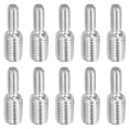BDKWID-M6x15mm to M10x15mm Double End Threaded Stud Screw Bolt, 10 Pack ...