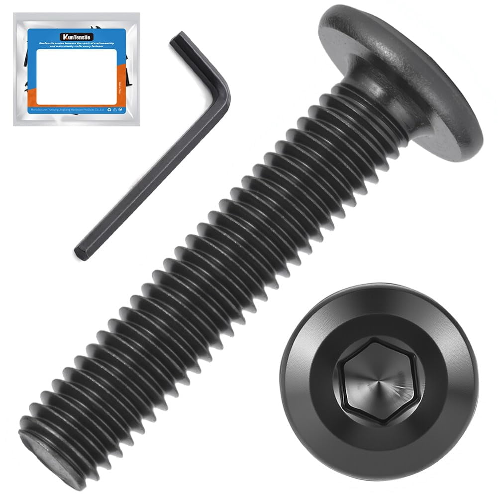 BDKWID-M8 x 60mm Flat Head Socket Cap Screws, 12 Pcs M8 Bolts 304 ...