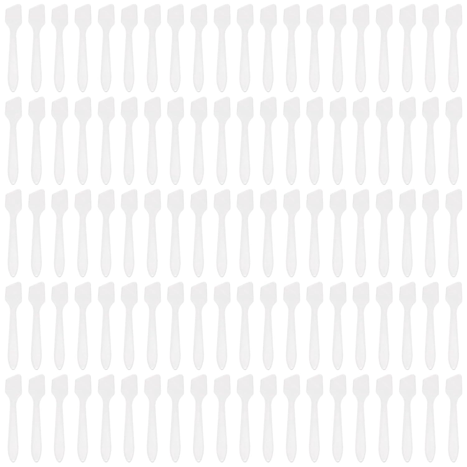 BDKWID-Mini Spatula 500 PCS Face Spatula Cosmetic Spatula Frosted Clear ...