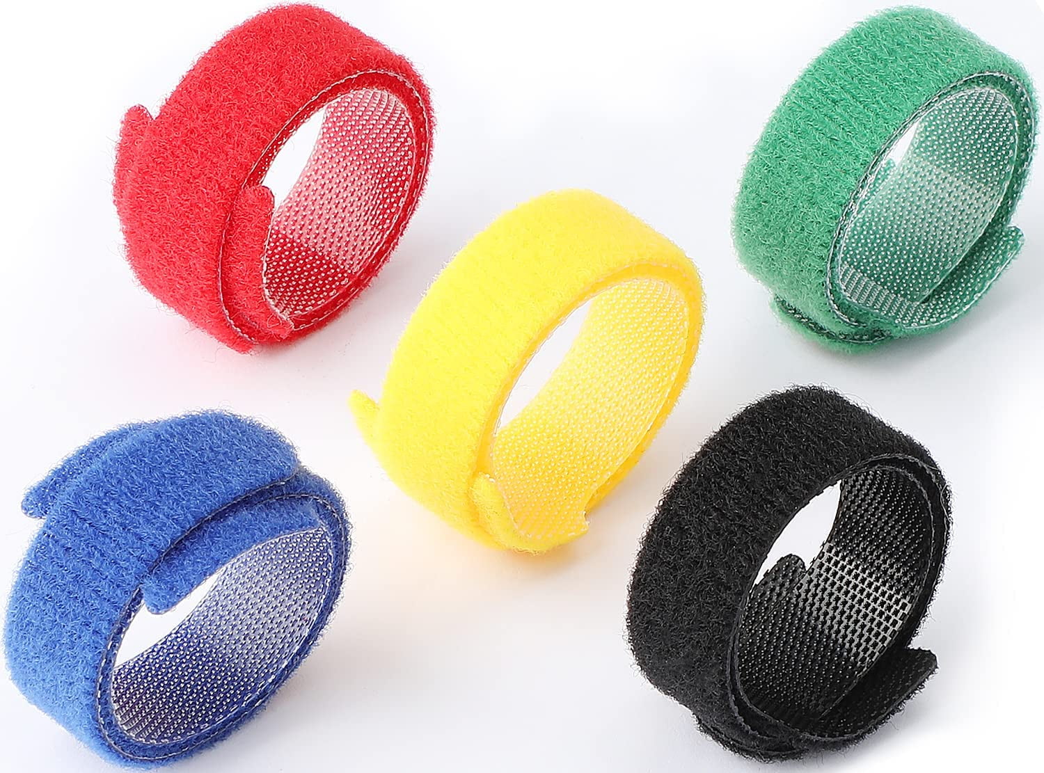 BDKWID-Pasow 50pcs Reusable Fastening Adjustable Cable Ties Wire ...