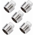 BDKWID-Stainless Steel 304 Cast Pipe Fitting, Square Head Cored Plug, 3 ...