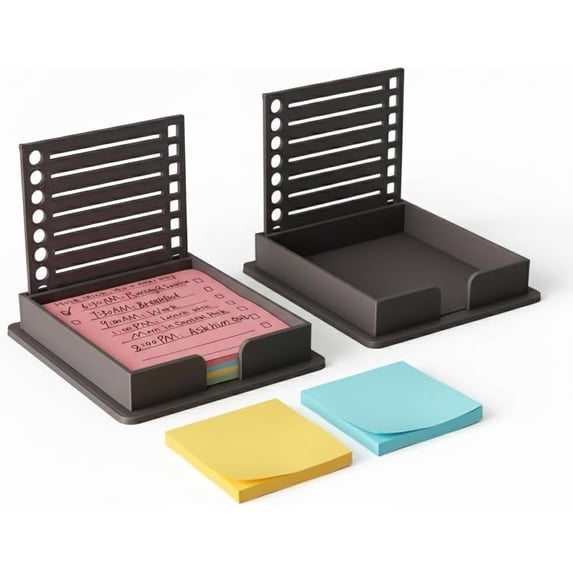 BDKWID-Sticky Note Holder for 3x3 Post It Notes with Stencil and Line ...