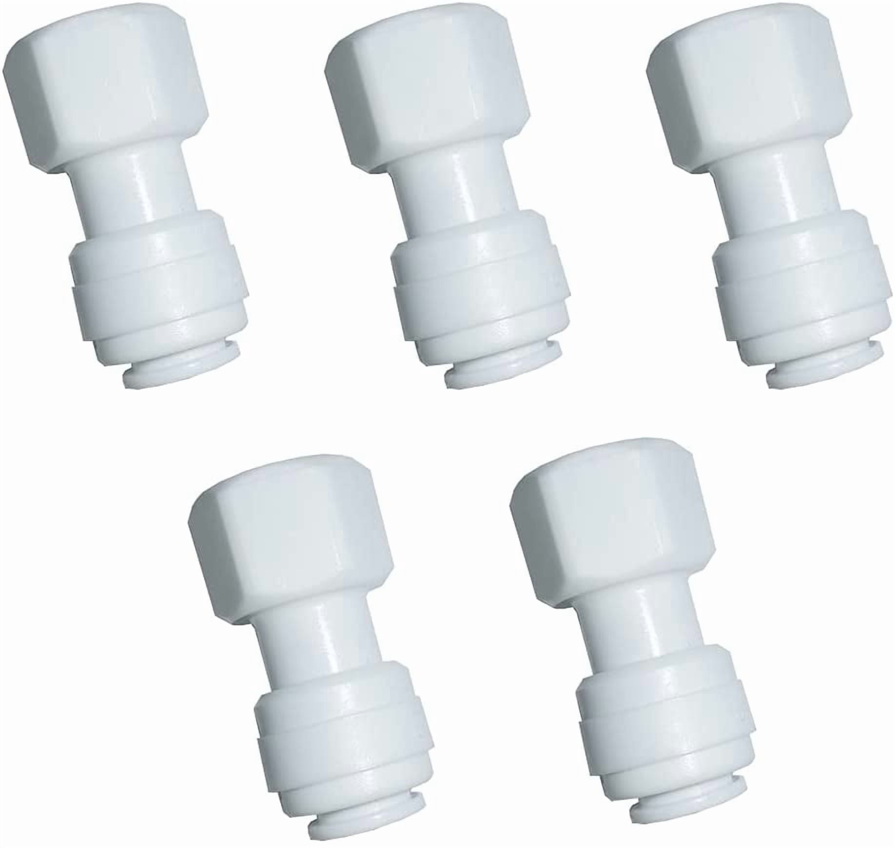 BDKWID-Straight 3/8" Female Thread to 3/8" OD Tube Quick Connector ...