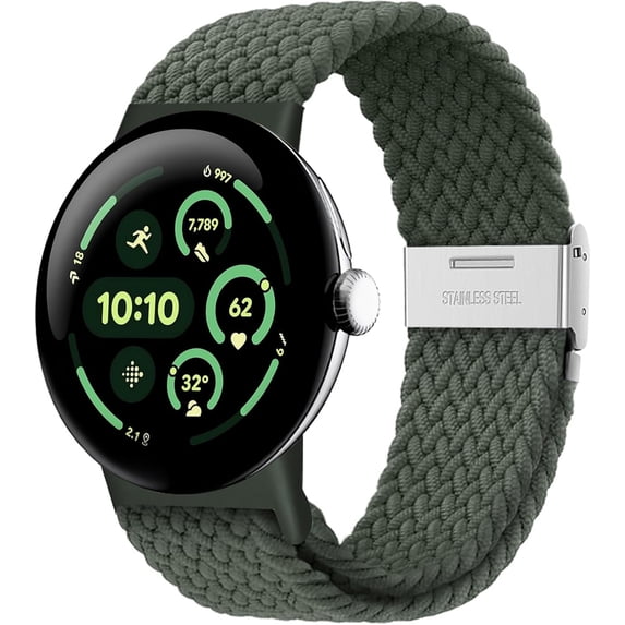 BDKWID-Stretchy Braided Bands Compatible with Google Pixel Watch 4, 3 ...