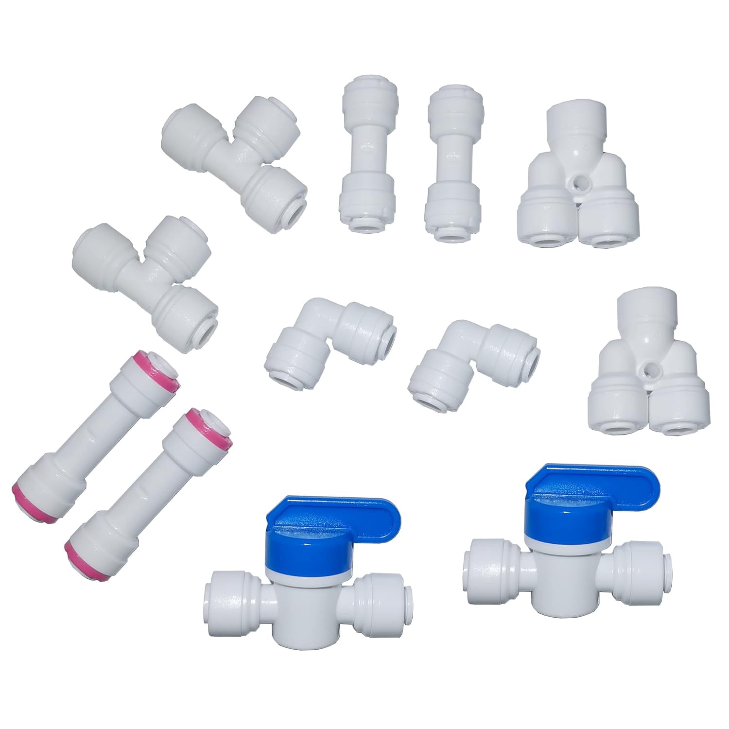 BDKWID-Water purifier quick Push to Connect, RO water filter fittings 1 ...