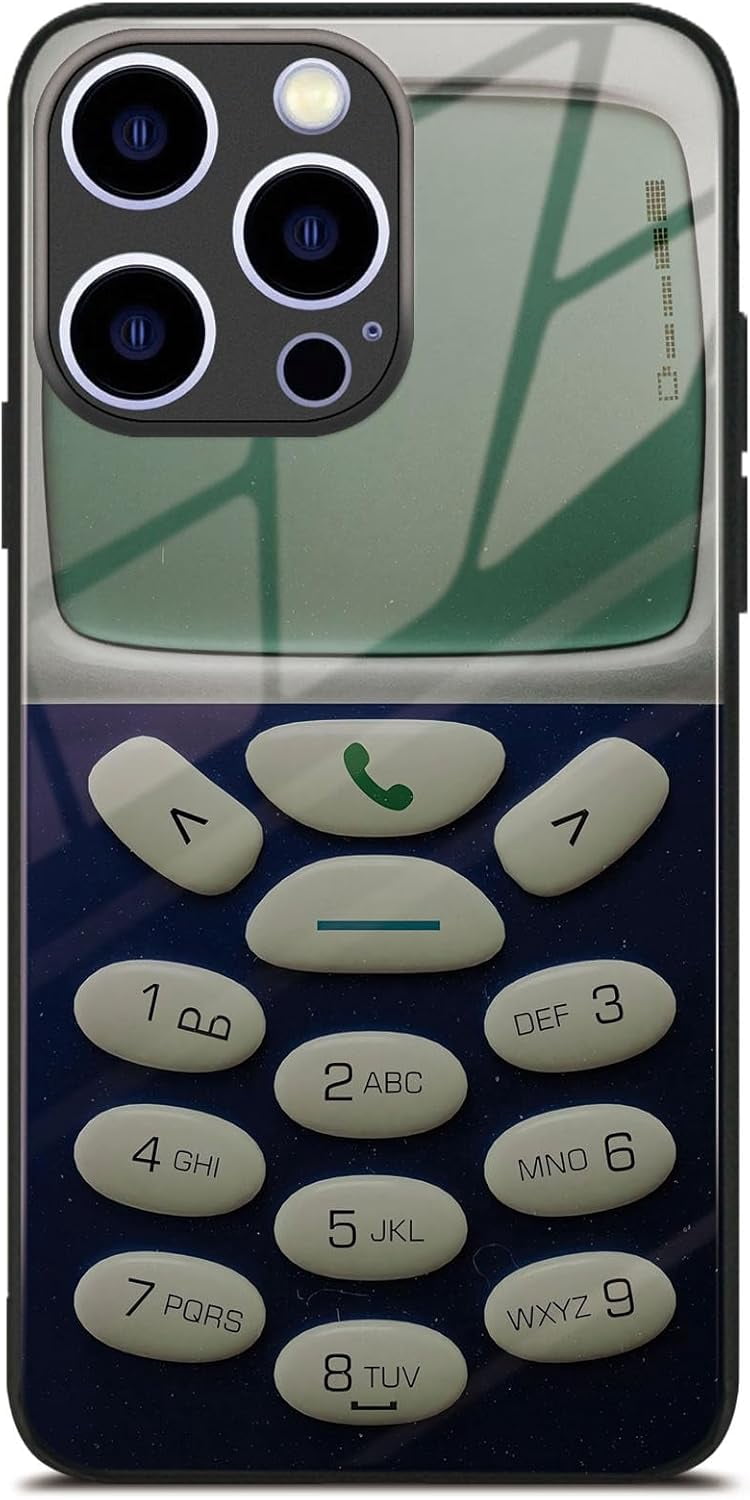 BDKWID-for iPhone 17 Pro Case | Vintage Mobile Phone Nostalgia Design ...
