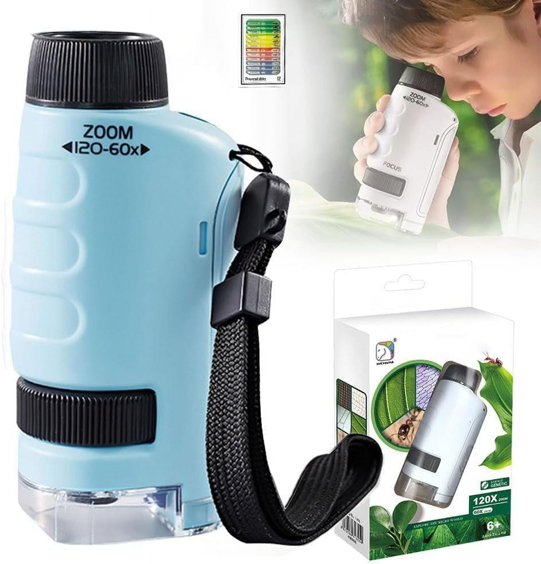 BDOCRH Little Marvin Miniscope, 2025 New Mini Microscope for Kids ...