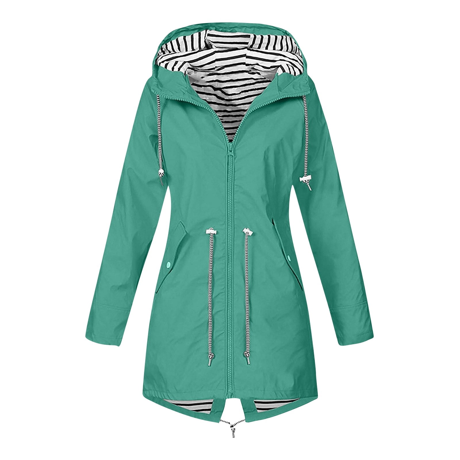 BDPORKAS Rain Jacket Women Waterproof Lightweight Rain Jackets Packable ...