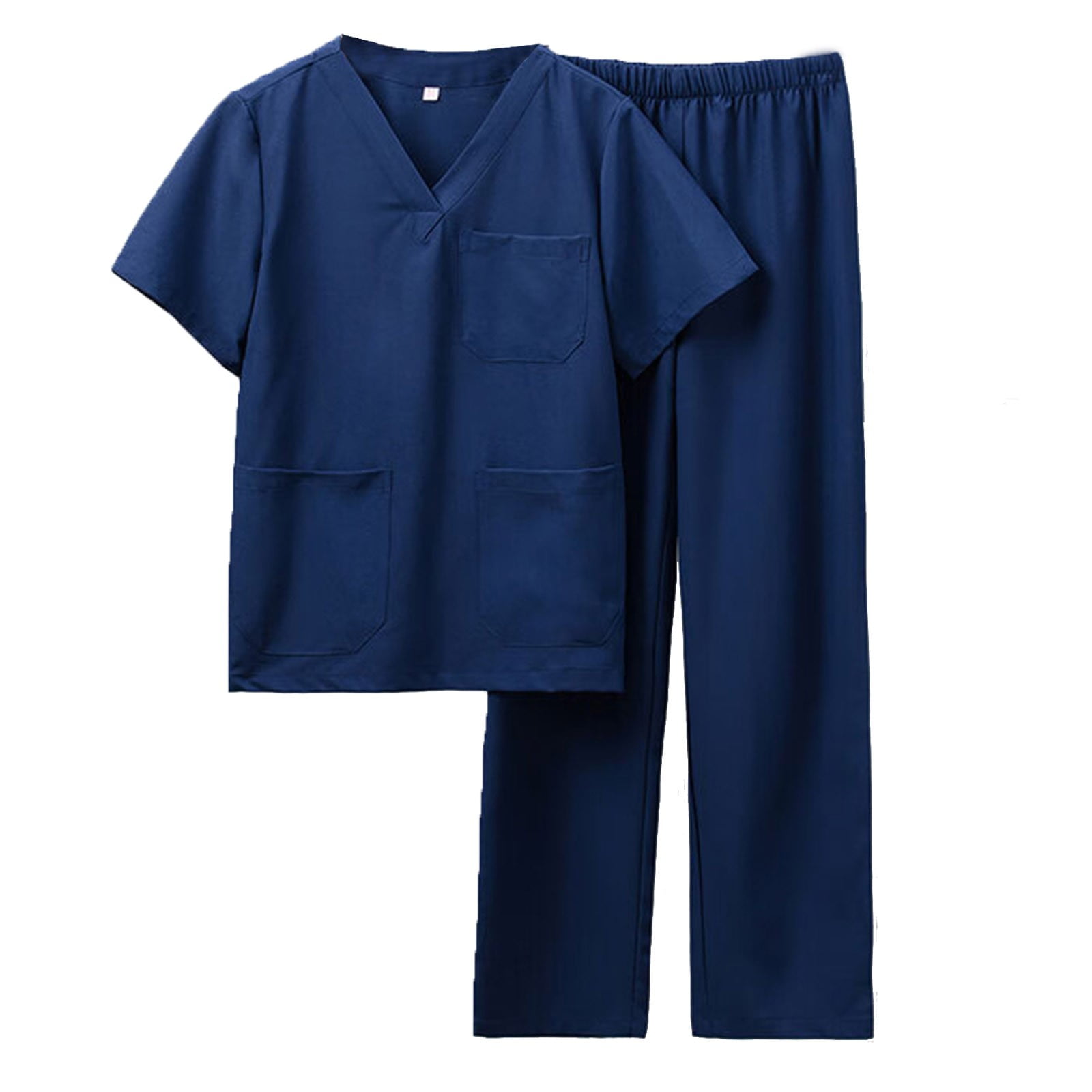 BDPORKAS Scrubs for Women Scrub Set Jogger Pant and Comfort Stretch V ...