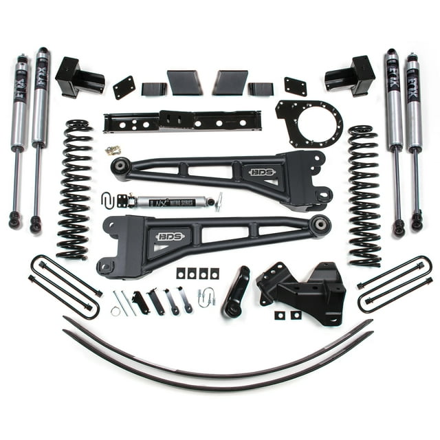 BDS 6" Radius Arm Lift Kit,Fox Shocks,17-19 F250/F350 Super Duty,Diesel ...