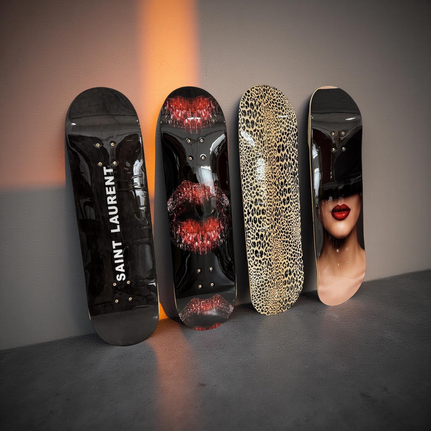 BDTrims Designer-Influenced Modern Pop Art Skateboard Decks, Premium 7 ...