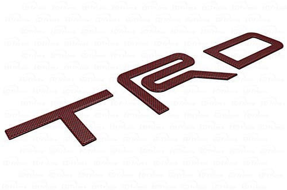 BDTrims | Domed Letters Inserts fits TRD Skid Plate for 4Runner 2015 ...