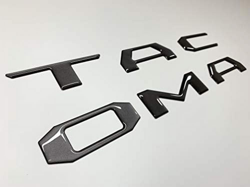 BDTrims | Domed Tailgate Letters Inserts fits 2016-2019 Tacoma Models ...