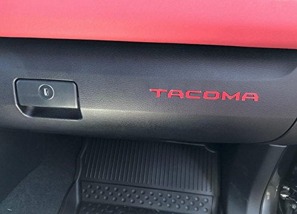 Tacoma Glove Box Letters