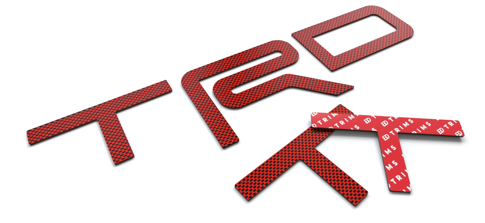 BDTrims Raised Plastic Letters Compatible with TRD Skid Plate 2016-2020 ...