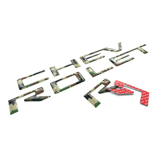 BDTrims Tailgate 3D Domed Raised Letters Compatible with 2019-2024 ...