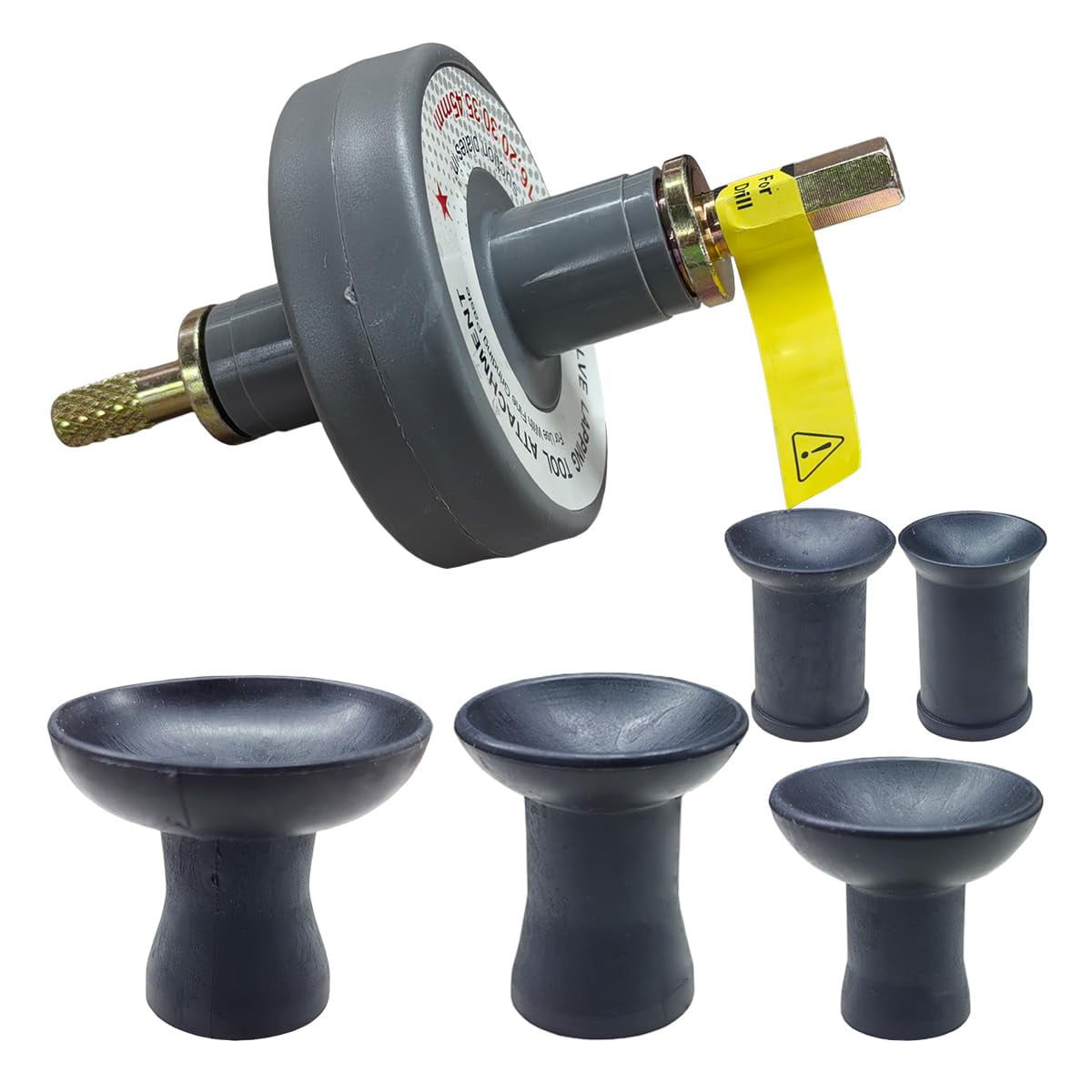 BDZMC Universal Valve Lapping Tool Kit with 5 Suction Plates, Valve ...