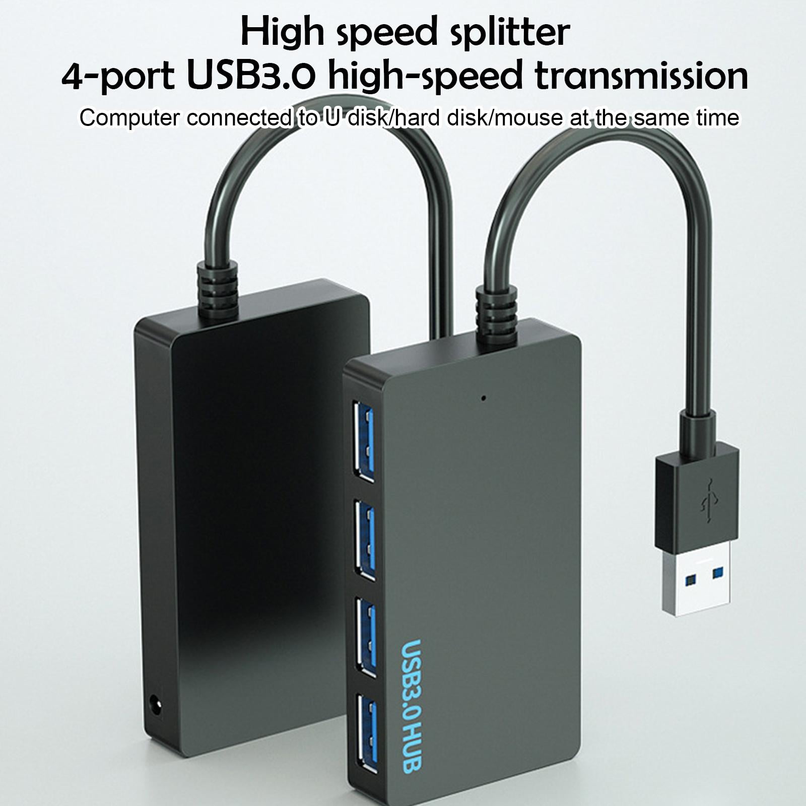 BE 4 Ports Hub USB 3.0 High Speed Adapter Multi Splitter J1H9 - Walmart.com