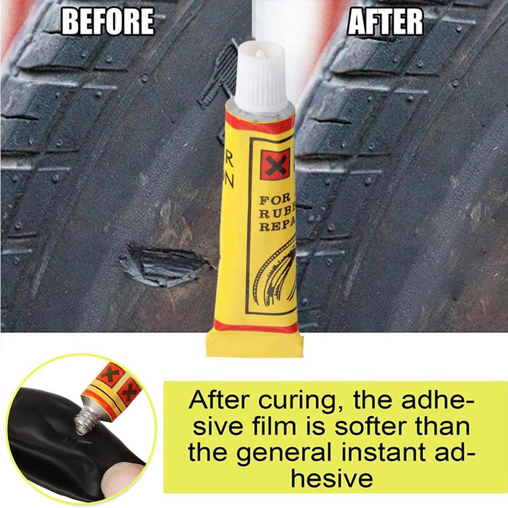 BE Bicycle Tire Tube Patching Glue Rubber Cement Adhesive Tool Puncture ...
