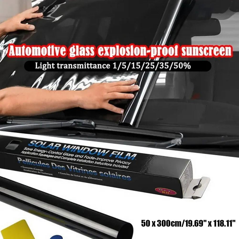 BE Black Sun Strip Fade Visor Tint Tinting Film Windscreen Decal Van ...