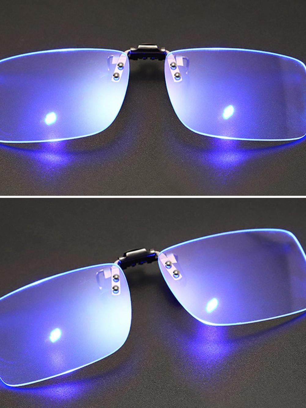 BE Clip On Blue Light Filter Blocking Glasses Office Computer Blue Ray ...