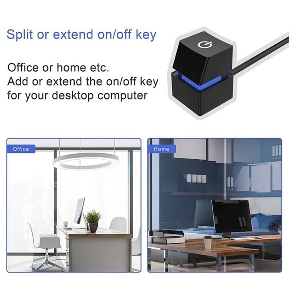 BE Computer Desktop Switch PC Motherboard External Start Power On/Off ...