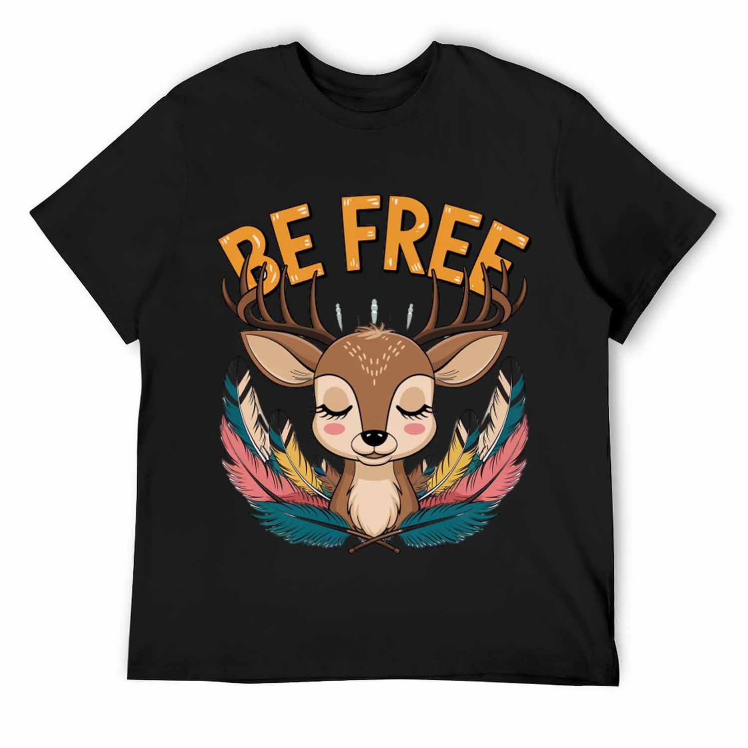 BE FREEt shirt design goat Band Tees - Rock And Roll Graphic Novelty ...