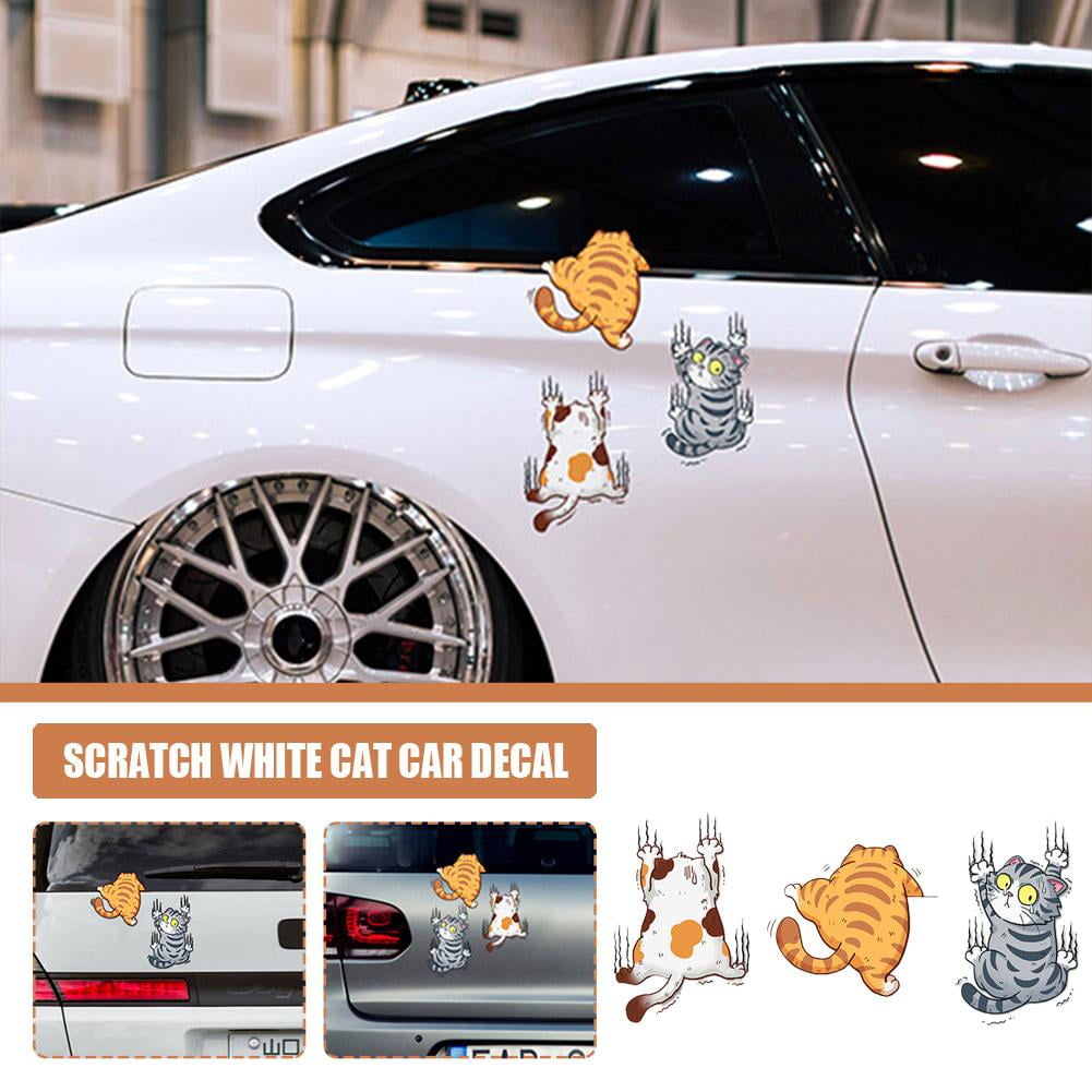 BE Funny Pet Cat Car Sticker Climbing Cats Animal Stickers Cars 2023 ...