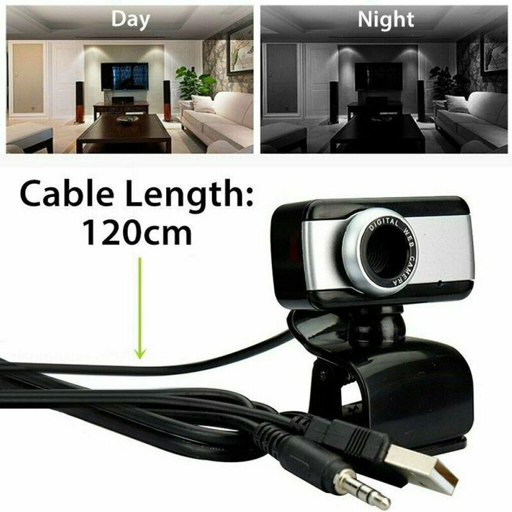 BE HD Camera Webcam Clip W/ Microphone USB 2.0 For PC Laptop Desktop ...