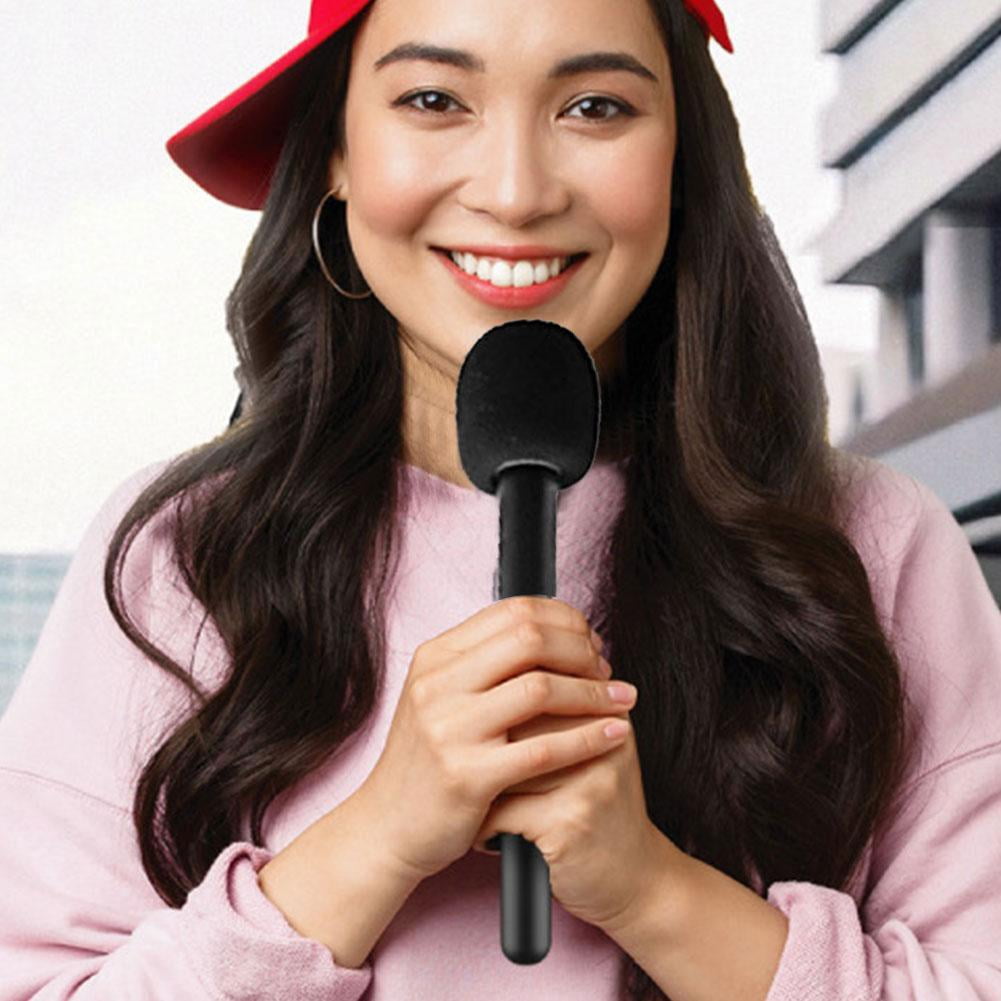 BE Handheld Wireless Microphone Interview Stick Wireless S5 Microphone ...