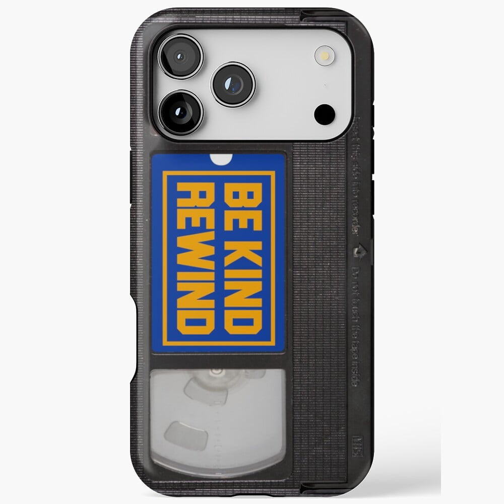 BE KIND REWIND VHS Tape Retro NostalgiaPhone Case for iPhone 17 16 15 ...