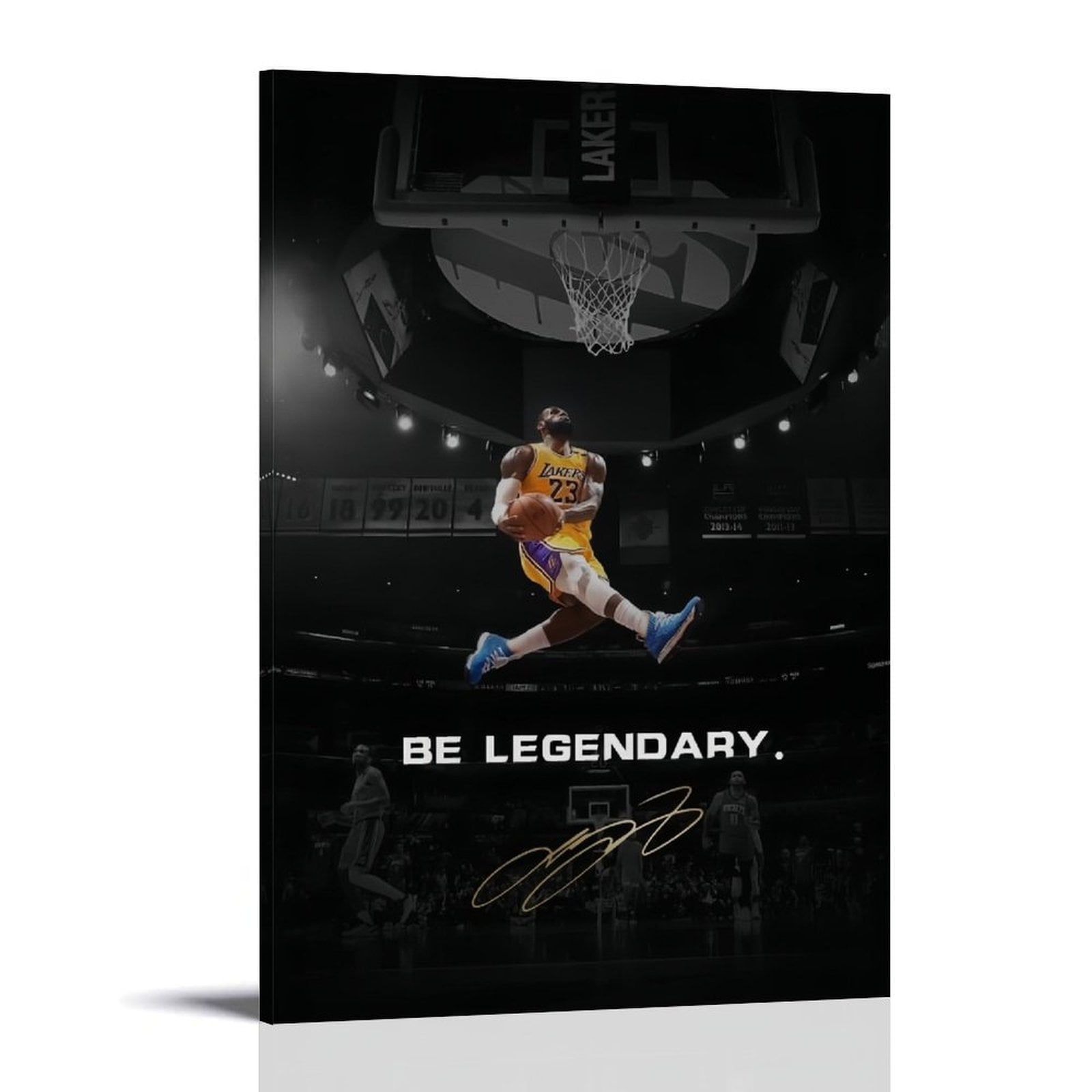 BE LEGENDARY. Painting Vintage Poster Picture Print Wall Art Poster ...