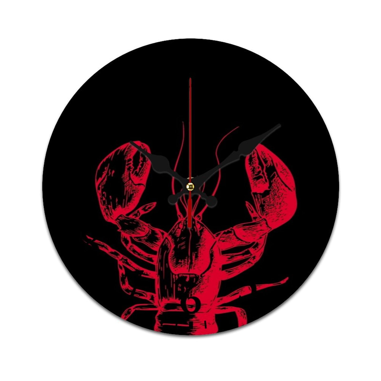 BE MY LOBSTER Wall Clock Modern Design Clocks Wall Hanging Home Office ...