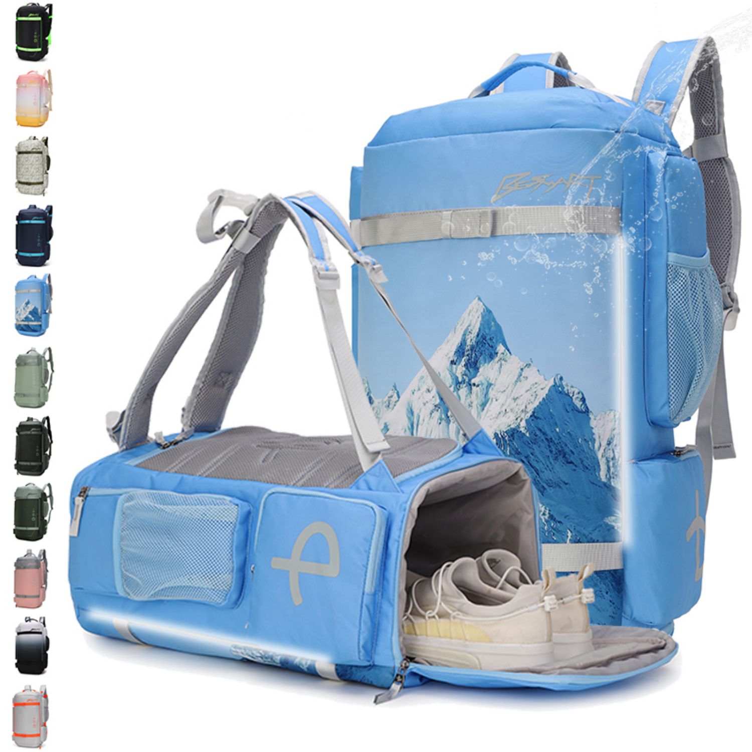 Waterproof Duffel Bag Pink For Women and Men Swim Sports Travel Gym Bag ...