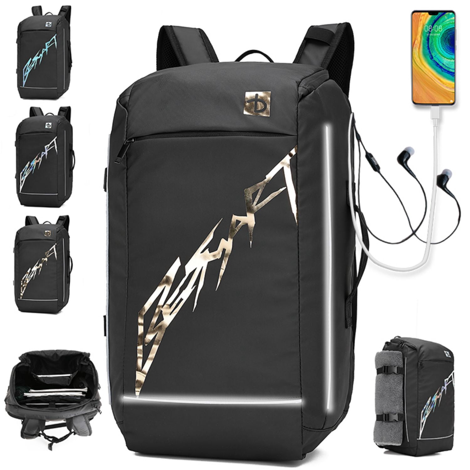 BE SMART Laptop Backpack for Women and Men, 15.6 Inch ComputerDaypack ...