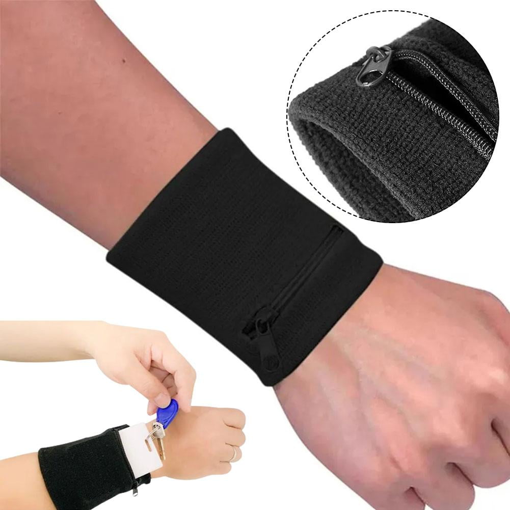 BE Sports Wristband Zipper Wrist Wallet Multifunction Running Band Bag ...
