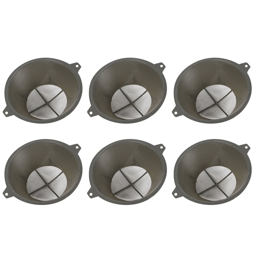 BE-TOOL 100# Fine Grid Cone Paint Filter, 6PCS Plastic Strainer Funnel ...