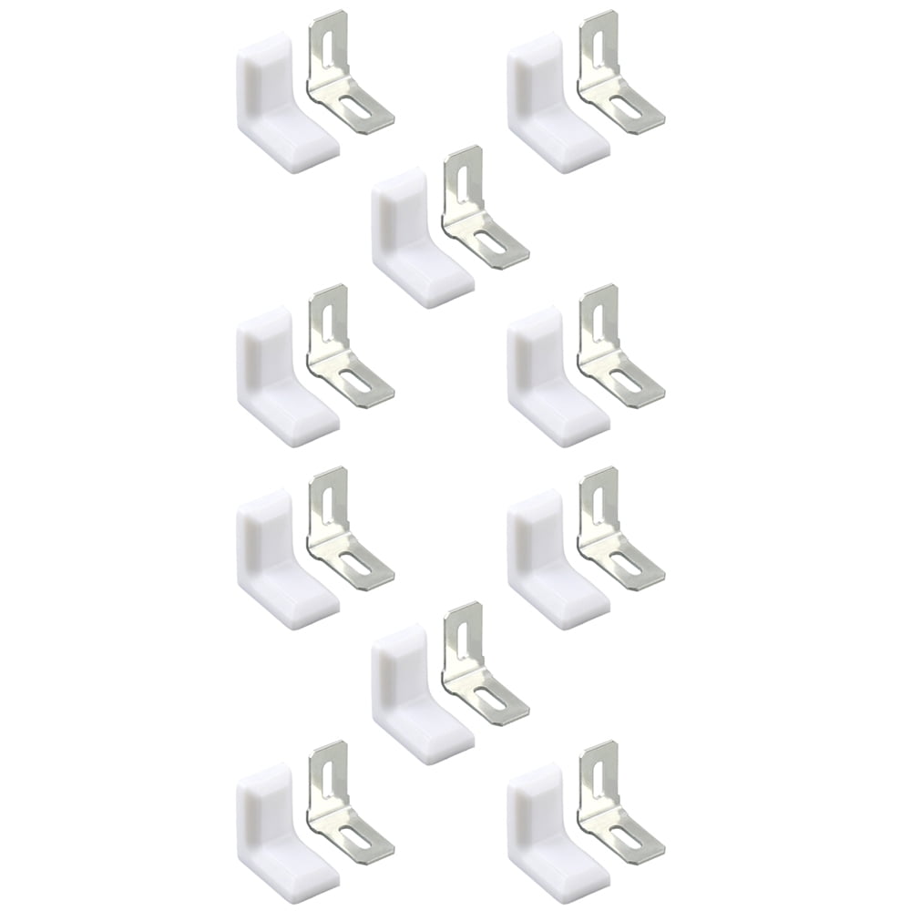 BE-TOOL 10PCS L-Shaped Right Angle Metal Bracket Plate Shelf Connector ...