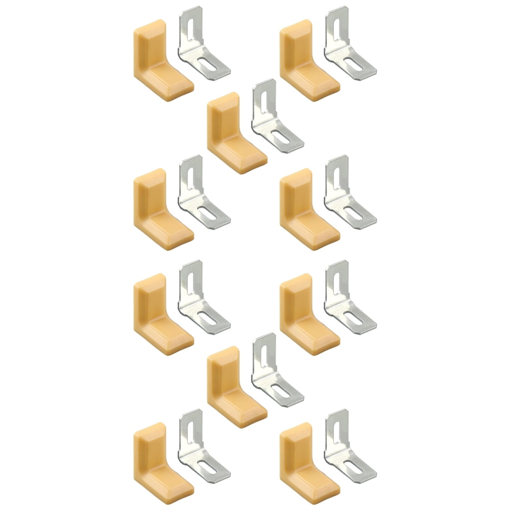 BE-TOOL 10PCS L-Shaped Right Angle Metal Bracket Plate Shelf Connector ...