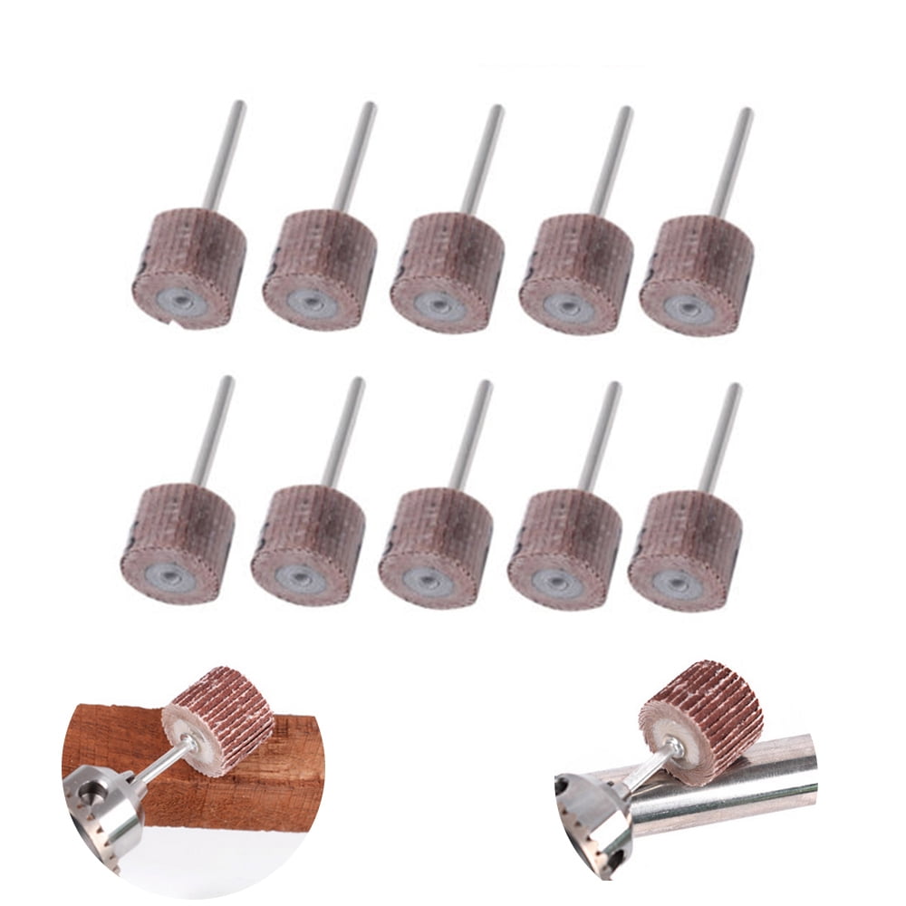 BE-TOOL 10Pcs Grit 120 Flap Grinding Wheels Sandpaper Wheel Disc for ...