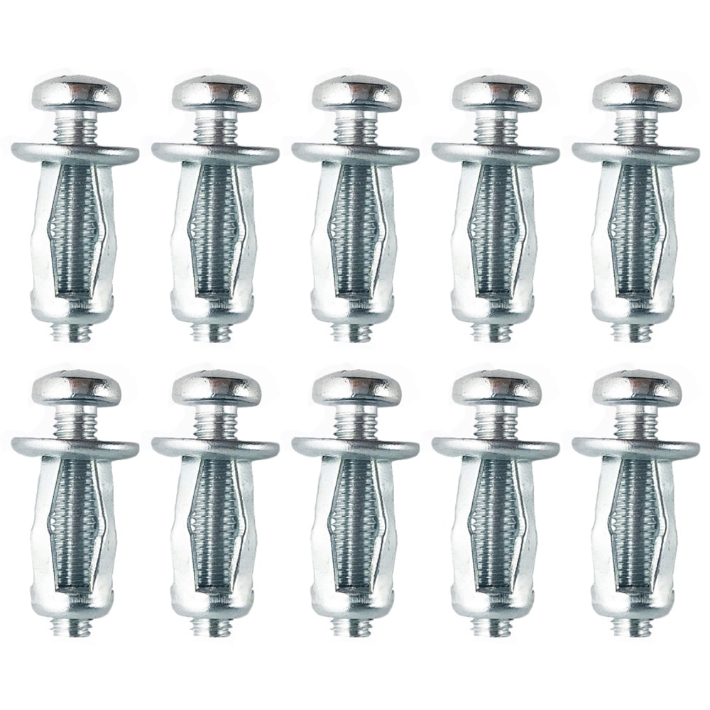 BE-TOOL 10Pcs Hollow Cavity Metal Anchors Fixings, Hollow Bolts Anchors ...