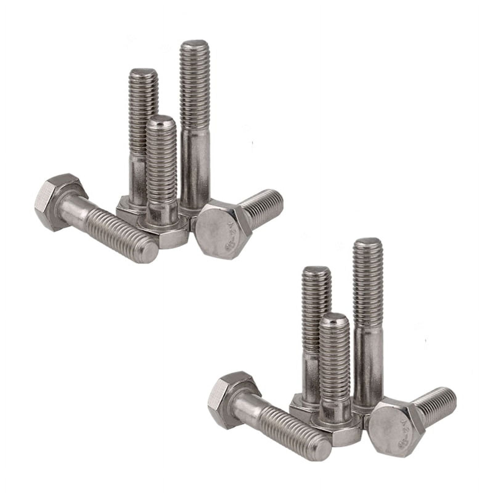 BE-TOOL 2/10 Pack Hex Screws Bolt 304 Stainless Steel M10 /M12 Hex ...