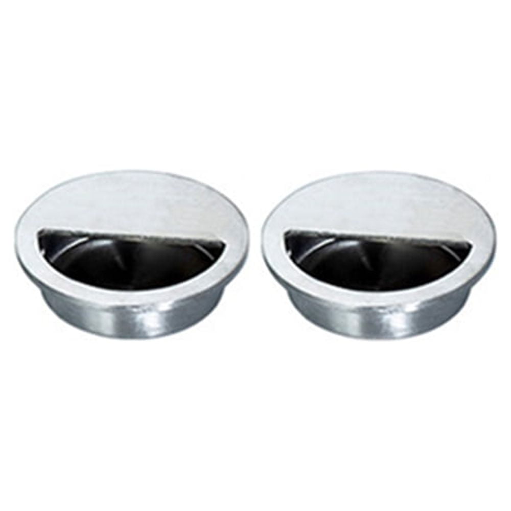 BE-TOOL 2/10Pcs Round Recessed Door Handle Stainless Steel Door Handles ...