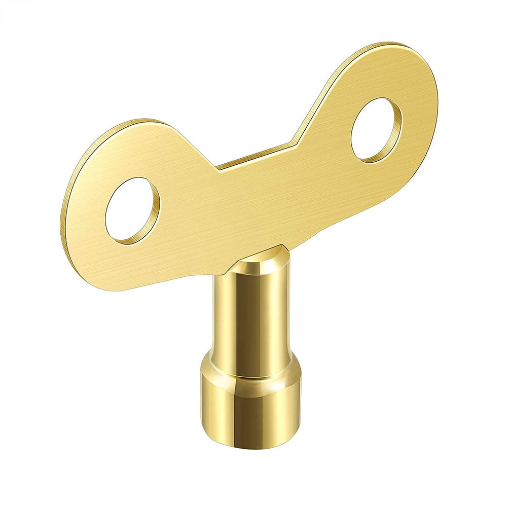 BE-TOOL 2Pcs Easy-Grip Brass-colored Radiator Keys Multi-Functional ...