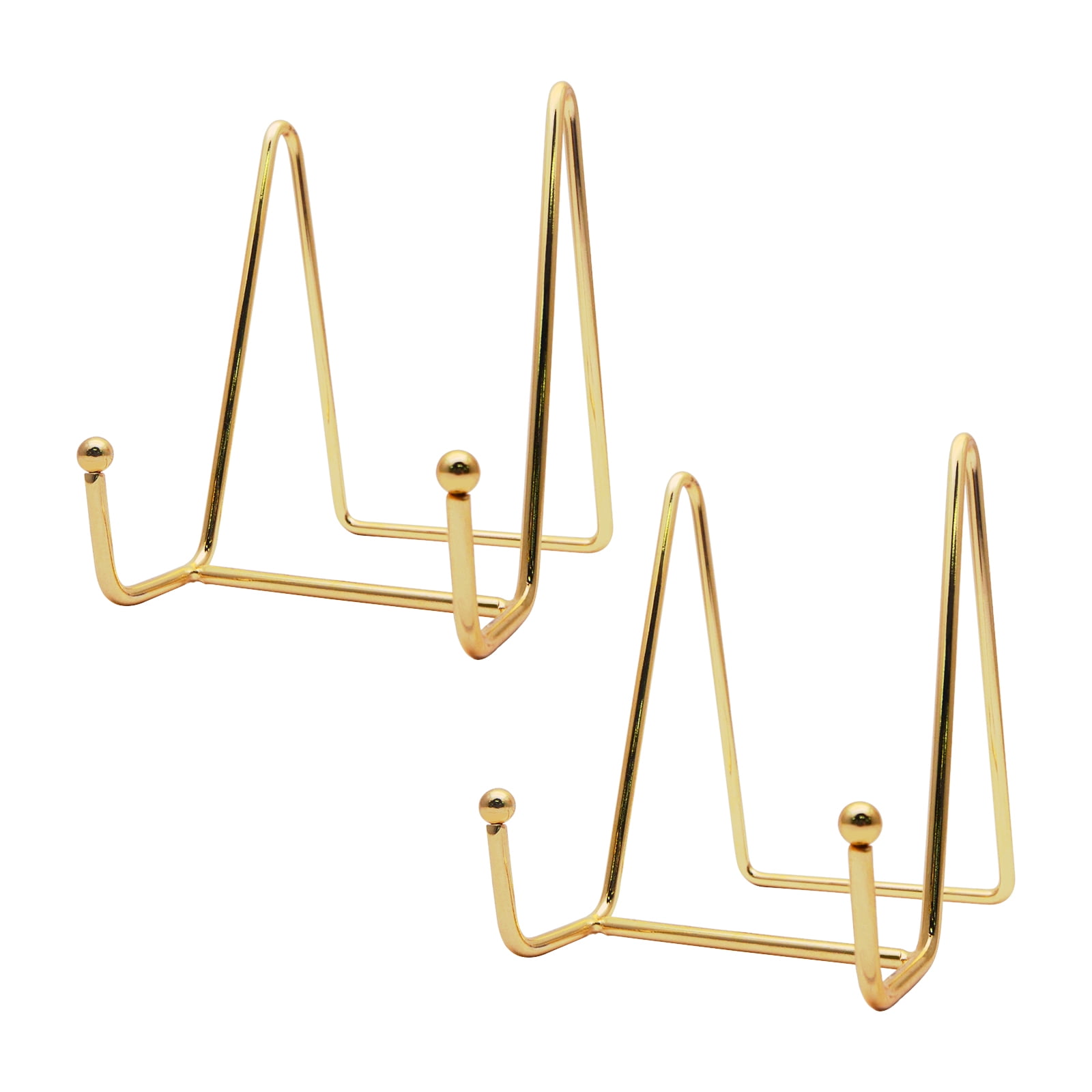 BE-TOOL 2Pcs Plate Stands Holder Display Metal Frame Stand for Book ...