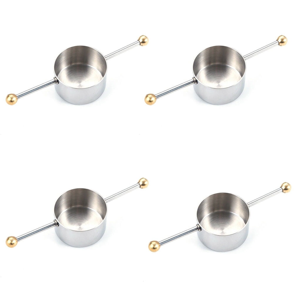 BE-TOOL 30ml Stainless Steel Round Head Whisky Measuring Device with ...