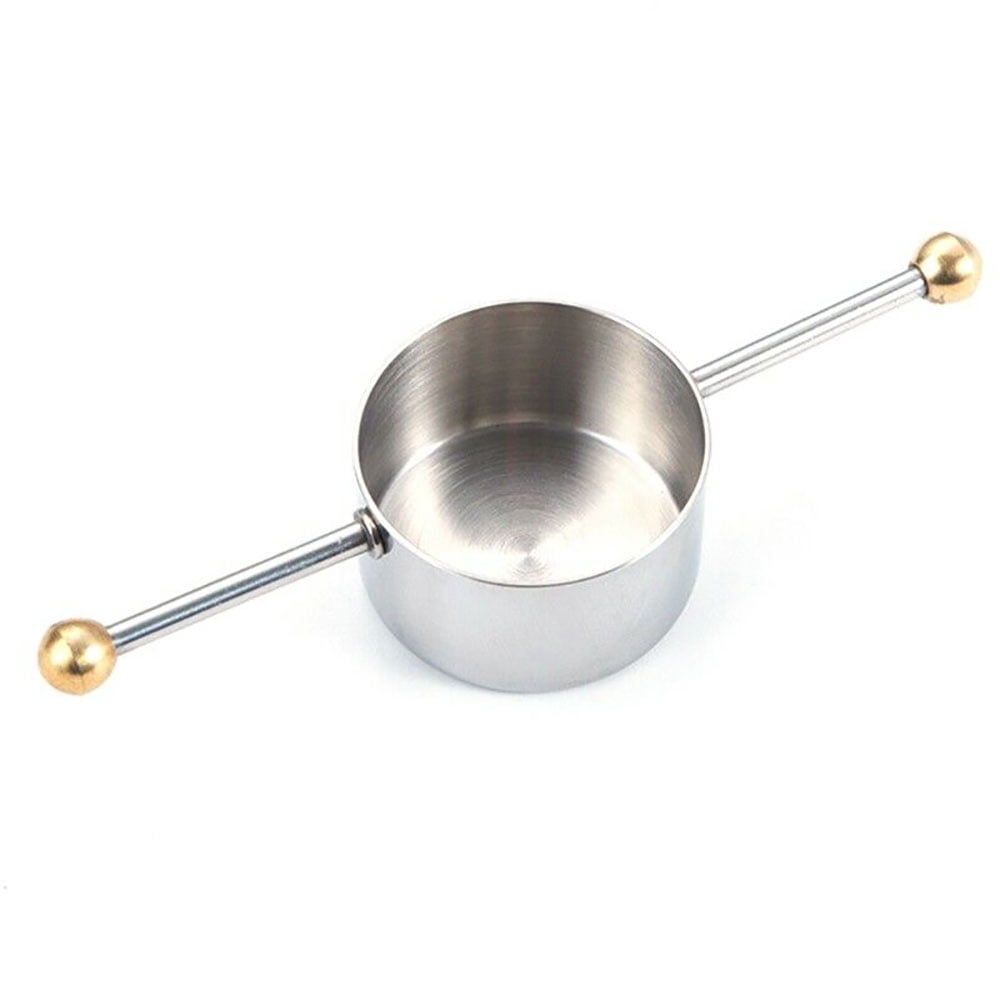 BE-TOOL 30ml Stainless Steel Round Head Whisky Measuring Device with ...