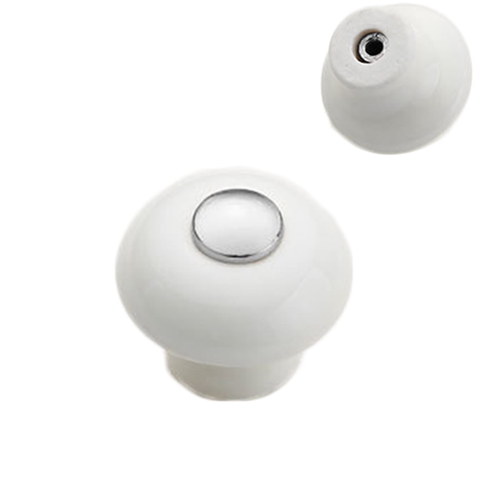 BE-TOOL 5 Pack White Zinc Alloy Cabinet Handle with Screws, Arched ...